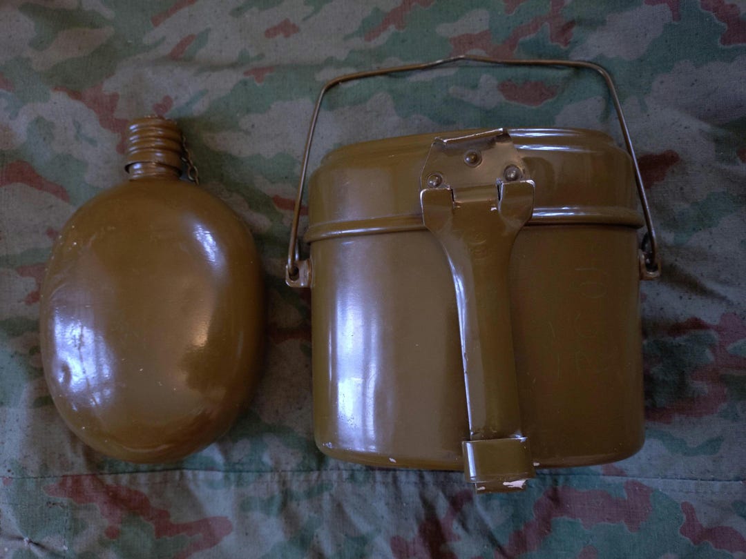 Soviet Army Aluminium Mess Tin & Canteen - Etsy