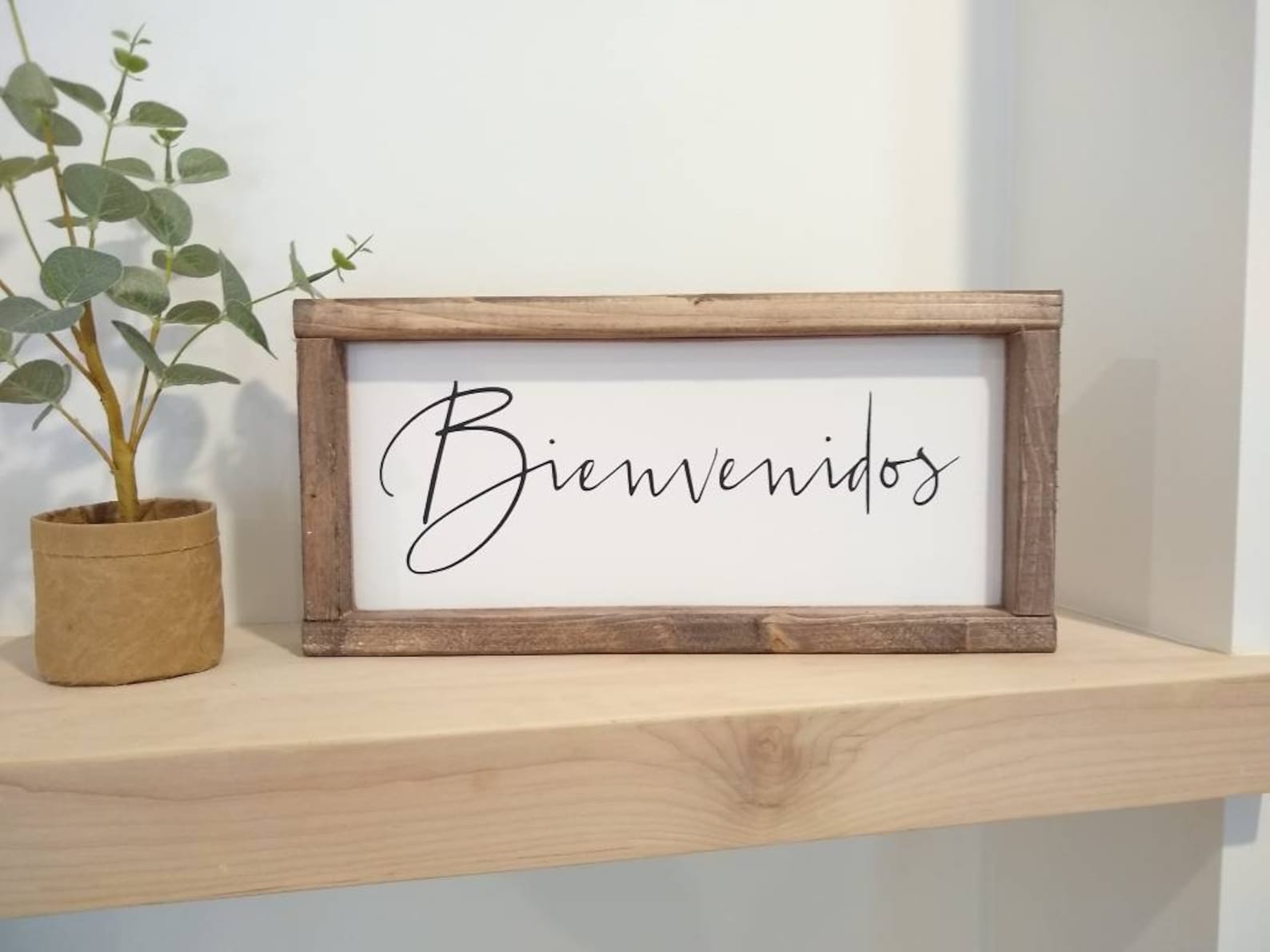 Bienvenidos Sign Español Welcome Travel Decor Spanish Mexican Spain ...