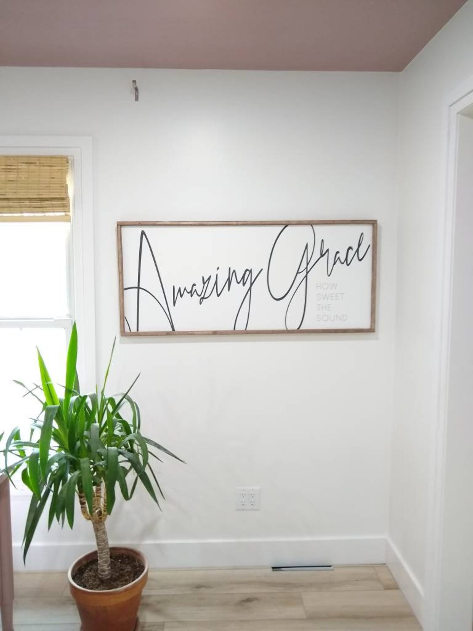 Amazing Grace Sign Large Sign Amazing Grace Wood Sign Wall | Etsy