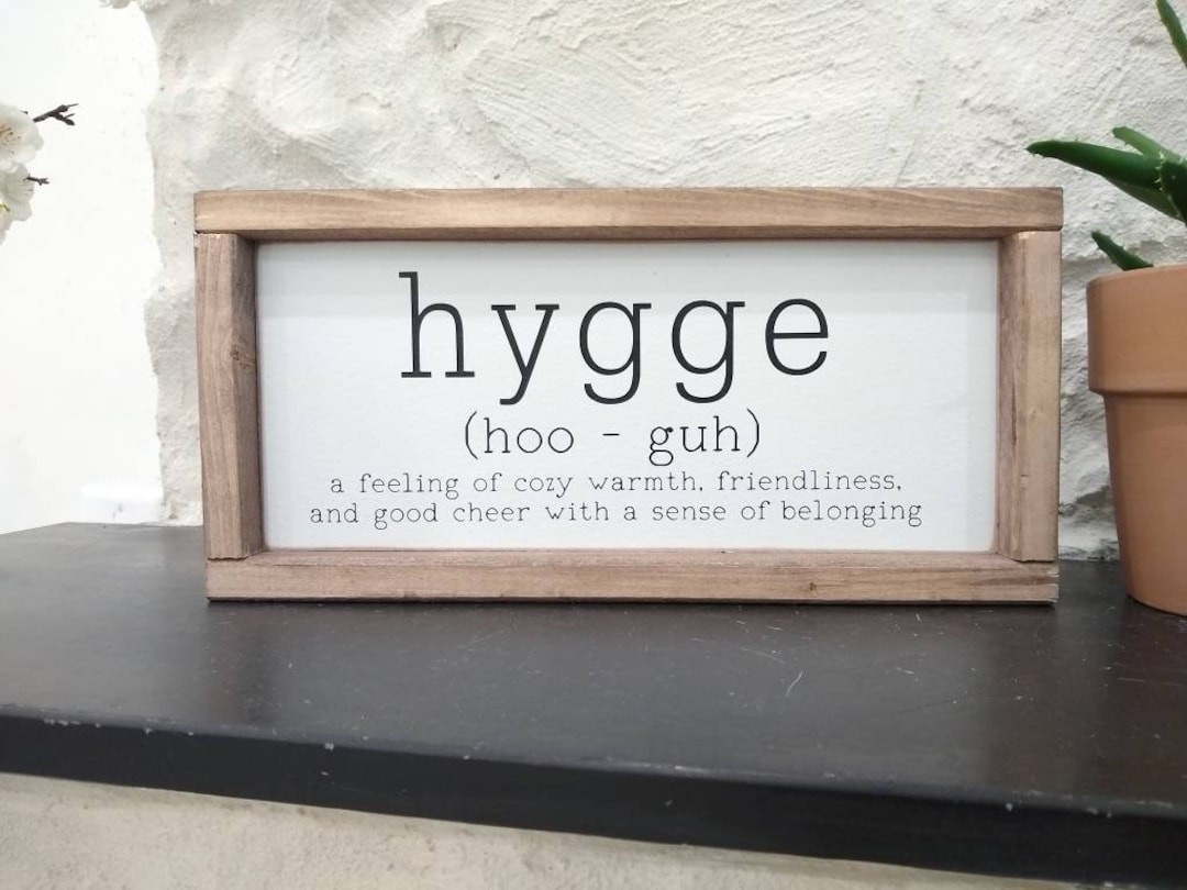 Hygge Sign, Denmark Christmas, Danish Sign, Scandinavian Gift ...