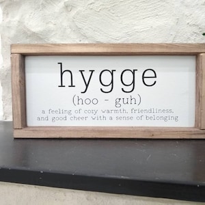 Hygge Sign, Denmark Christmas, Danish Sign, Scandinavian Gift ...