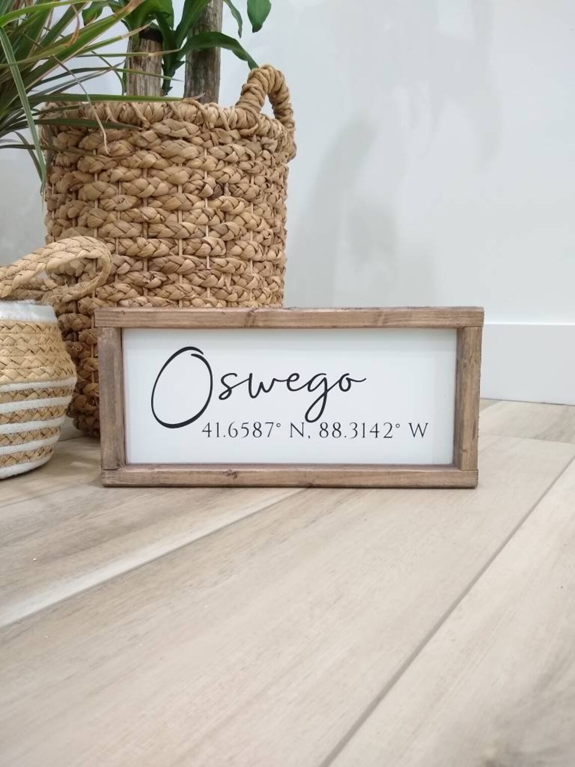 Custom Coordinates Sign Hometown Name Sign Family Address Coordinates ...