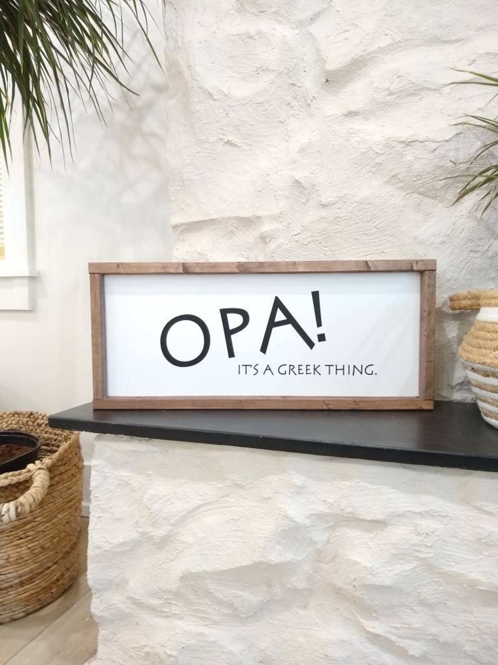 Opa Sign OPA Greek Culture Opa Hospitality Greek - Etsy