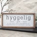 Hyggelig Sign, Hygge Sign, Danish, Norwegian, Definition, Painted, Gift ...
