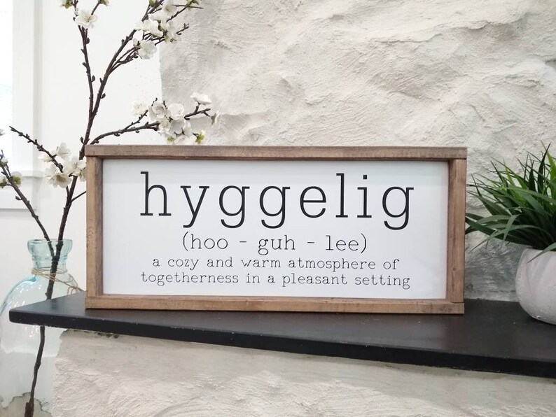 Hyggelig Sign, Hygge Sign, Danish, Norwegian, Definition, Painted, Gift ...