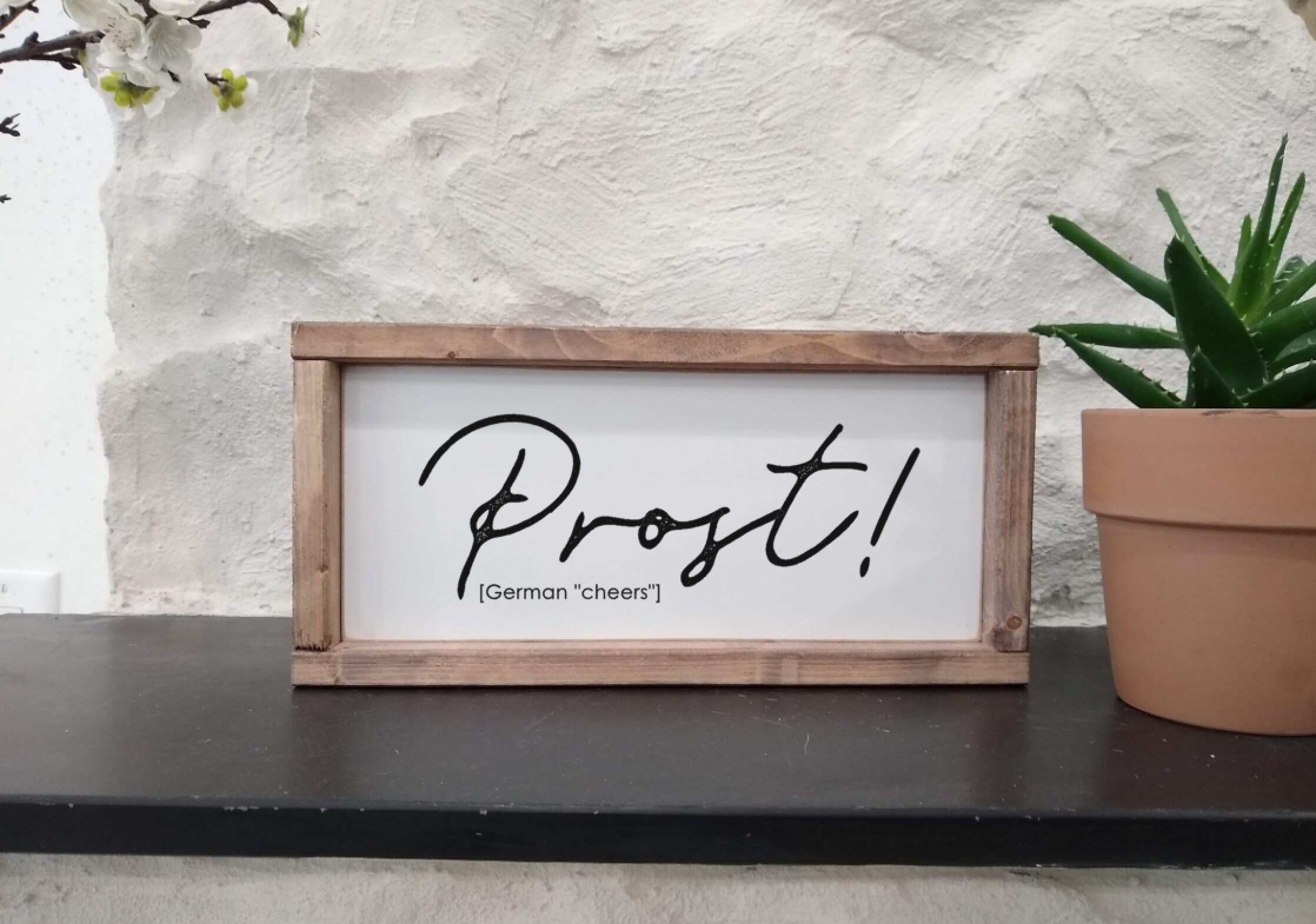 Prost Sign German Pub Wooden Sign German Bier Gemutlichkeit - Etsy