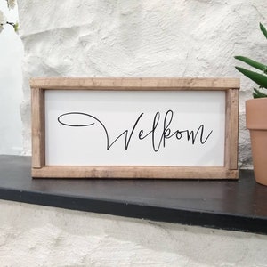 Welkom Sign, Dutch Welcome Sign, Wooden Sign, Dutch Sayings, Phrases ...