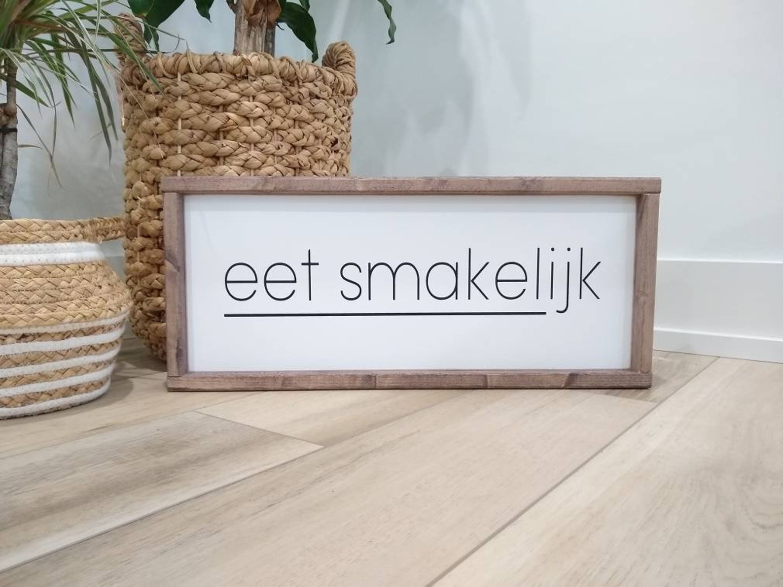 Eet Smakelijk Sign Dutch Gift Smaak Lekker Gezellig Dutch - Etsy