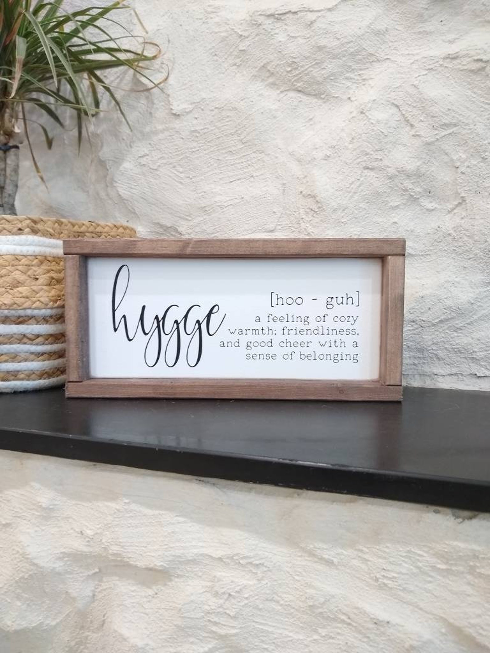 Hygge Sign Viking Decor Gift Wall Art Scandinavian Decor Gift | Etsy