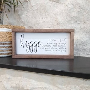 Hygge Sign Viking Decor Gift Wall Art Scandinavian Decor Gift for Home ...