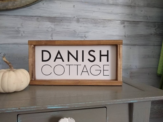 Danish cottage sign Danish sign cottage Wall Decor | Etsy