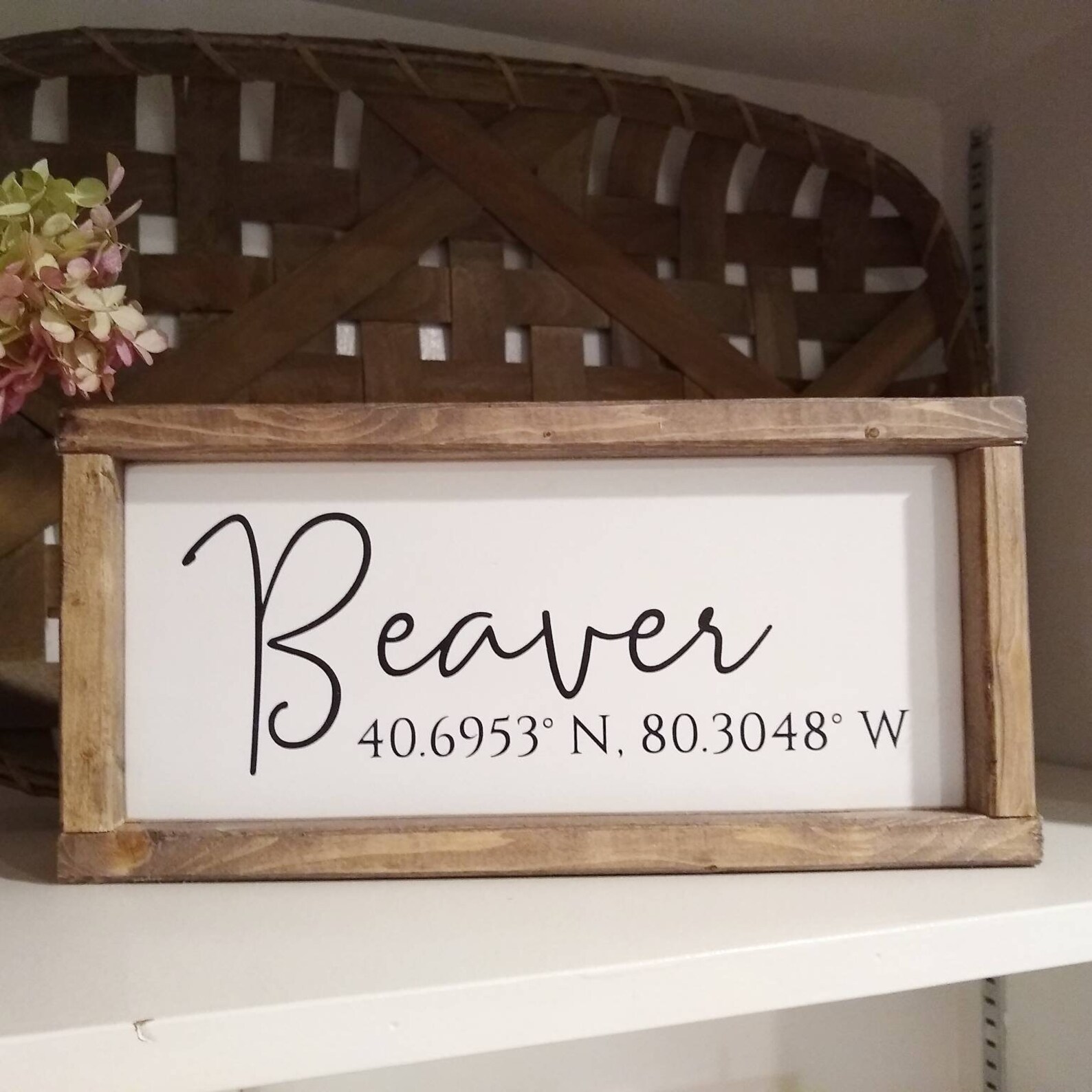 Custom Coordinates Sign Hometown Name Sign Family Address Coordinates ...