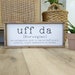 Uff Da Sign Norway Gift Norwegian Sign Scandinavian Home Decor - Etsy