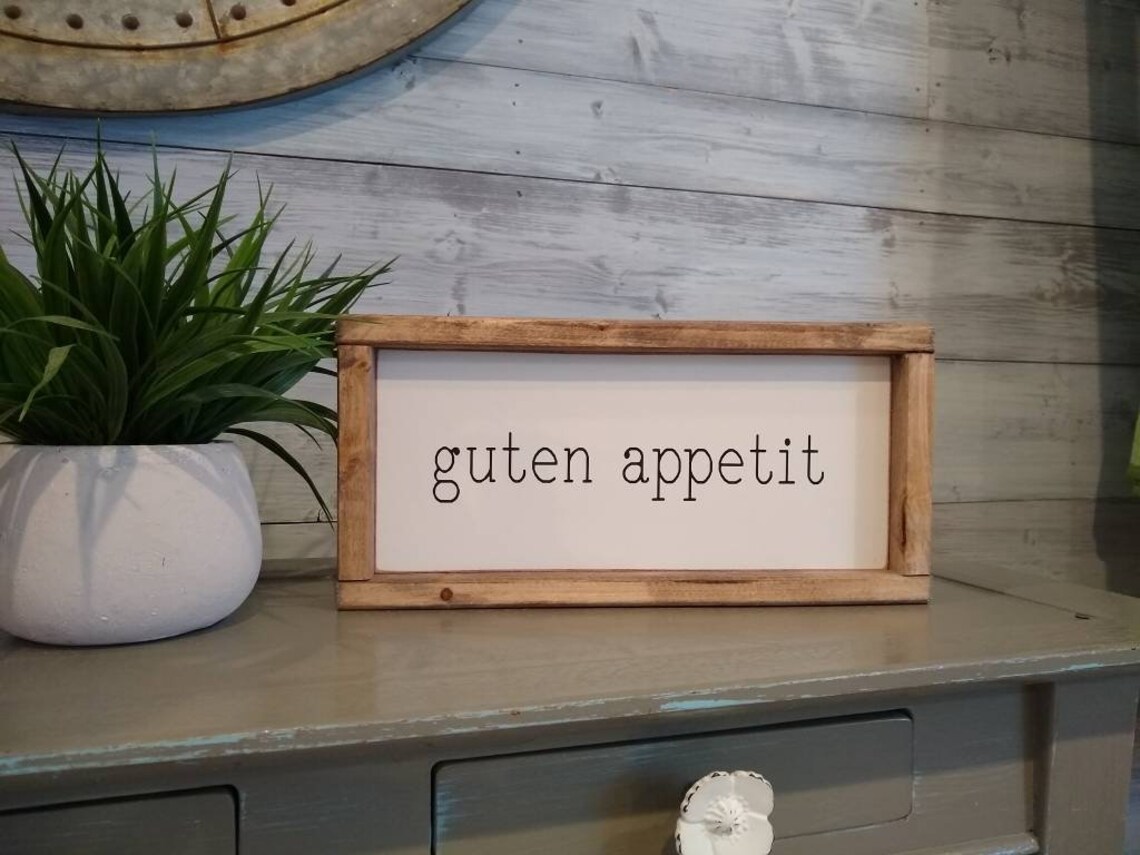 Guten Appetit Sign, German Sign, German Sayings, Phrases, Gemutlichkeit ...