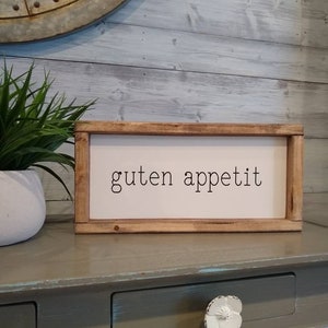 Guten Appetit Sign, German Sign, German Sayings, Phrases, Gemutlichkeit ...