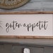 Guten Appetit Sign German Gift German Sayings Phrases - Etsy