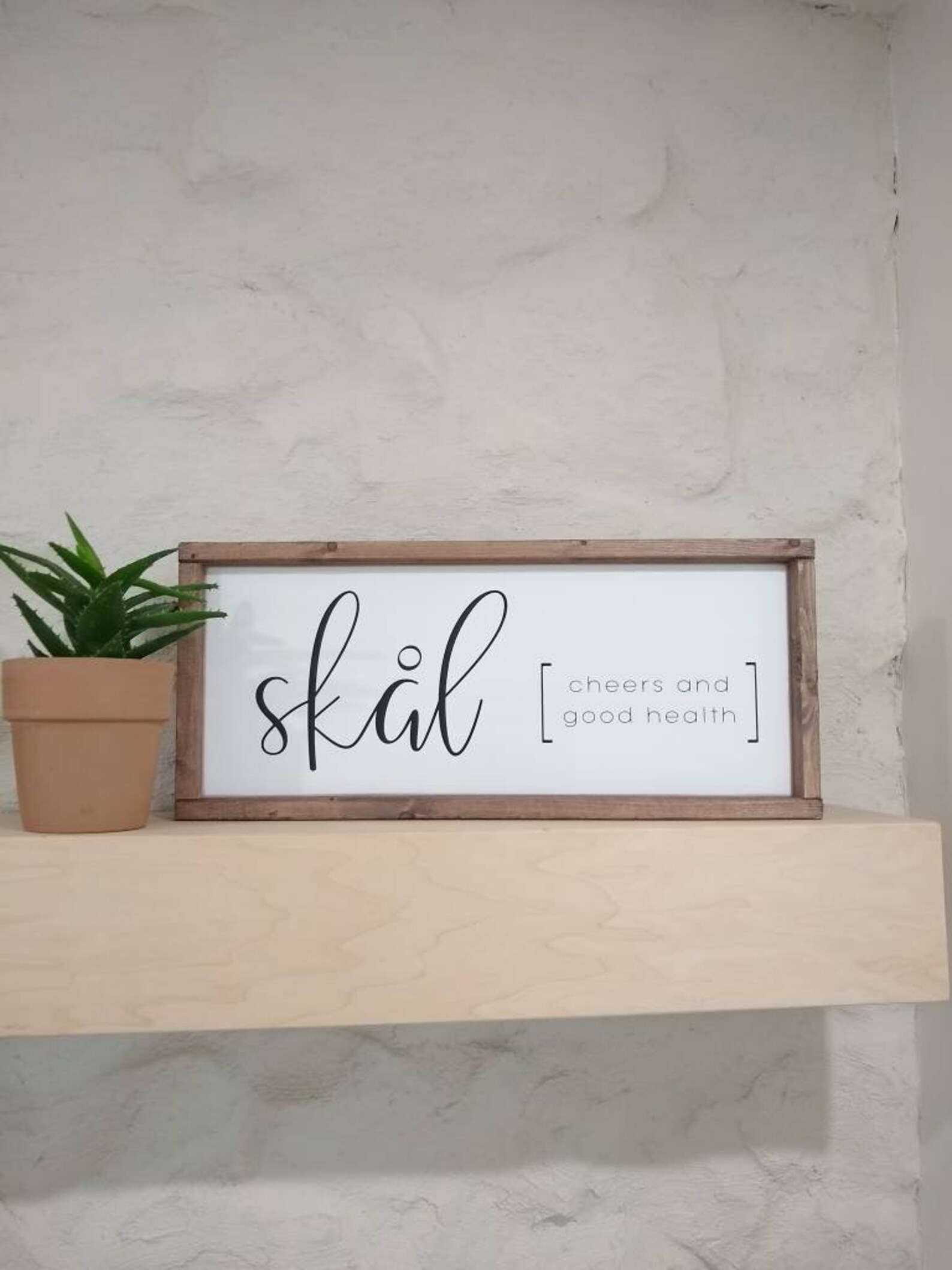 Skål Sign Skal Viking Gift Swedish Danish Decor Norwegian Cheers ...
