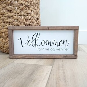 Velkommen Sign, Norwegian Welcome Sign, Norwegian Gifts, Norway ...