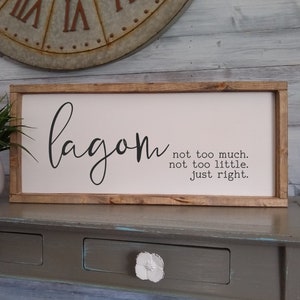 Lagom Sign - Swedish, Definition, Painted, Sweden, Wall Decor, Home ...
