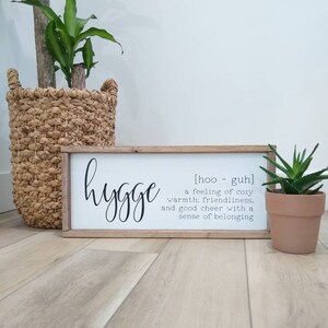 Hygge Sign Viking Decor Gift Wall Art Scandinavian Decor Gift for Home ...