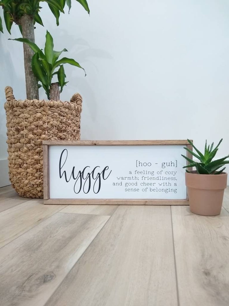 Hygge Sign Viking Decor Gift Wall Art Scandinavian Decor Gift - Etsy