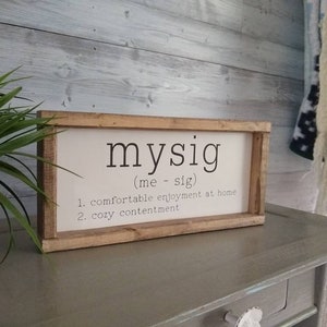 Mysig Sign - Swedish, Definition, Painted, Sweden, Wall Decor, Home ...