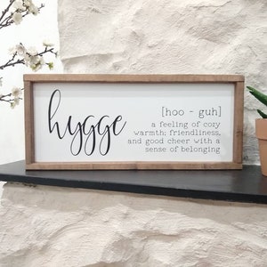 Hygge Sign Viking Decor Gift Wall Art Scandinavian Decor Gift for Home ...