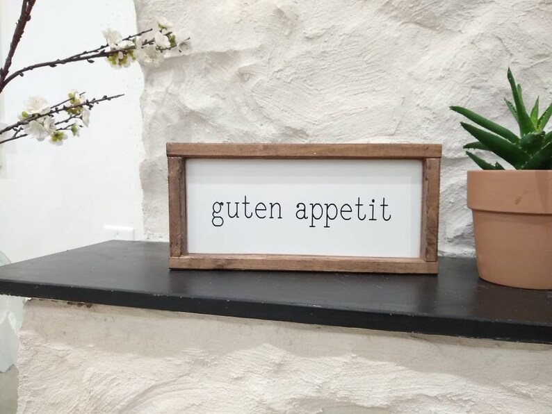 Guten Appetit Sign, German Sign, German Sayings, Phrases, Gemutlichkeit ...