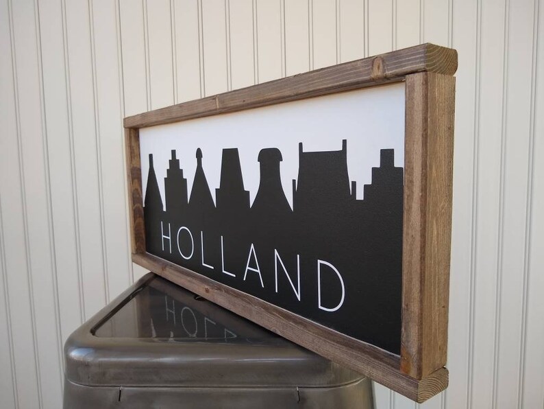 Dutch Painting Holland Sign Amsterdam Silhouette Dutch Picture - Etsy