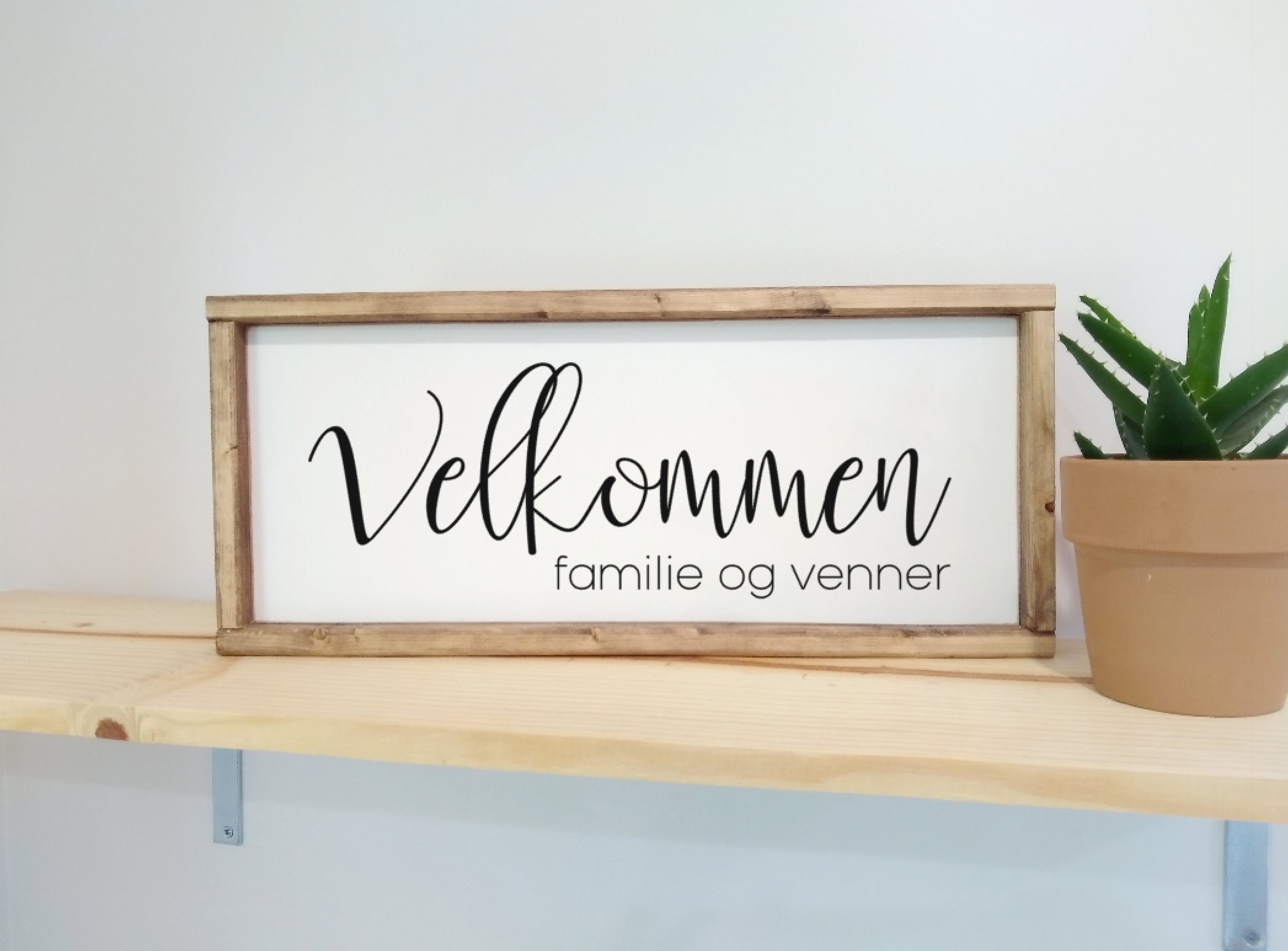Velkommen sign Norwegian welcome sign Norwegian gifts | Etsy