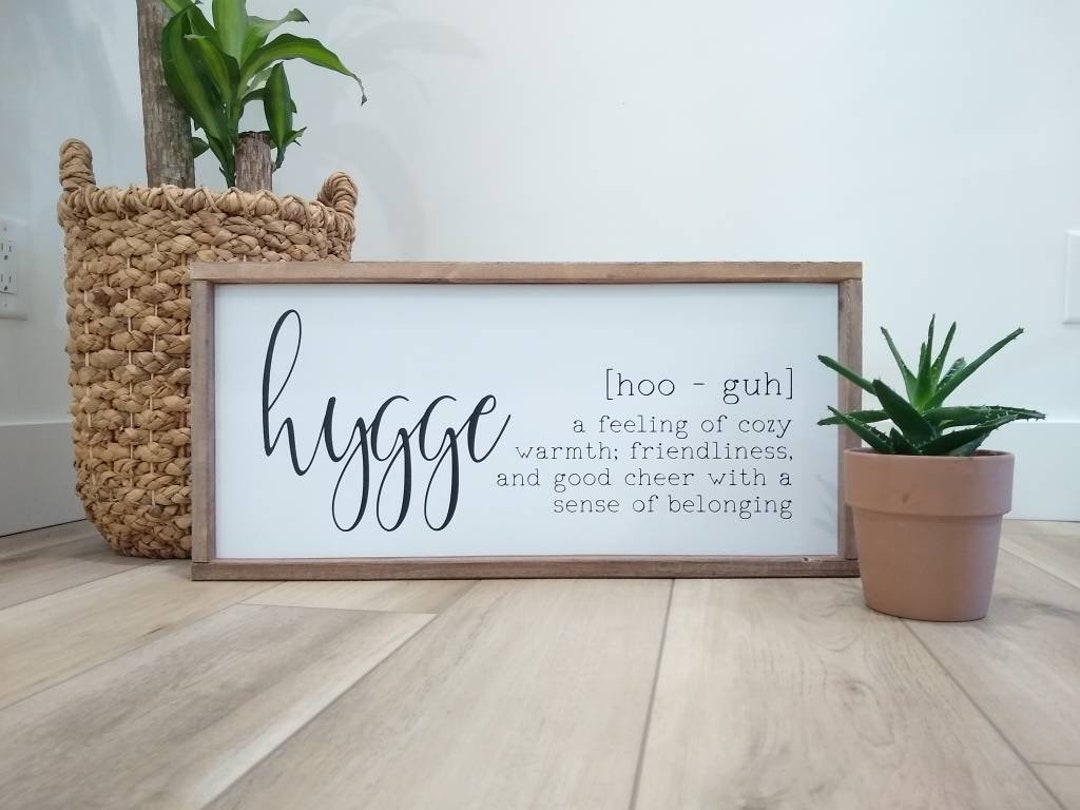 Hygge Sign Viking Decor Gift Wall Art Scandinavian Decor Gift for Home ...