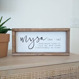 Mysa Sign - Swedish, Definition, Painted, Sweden, Wall Decor, Home ...