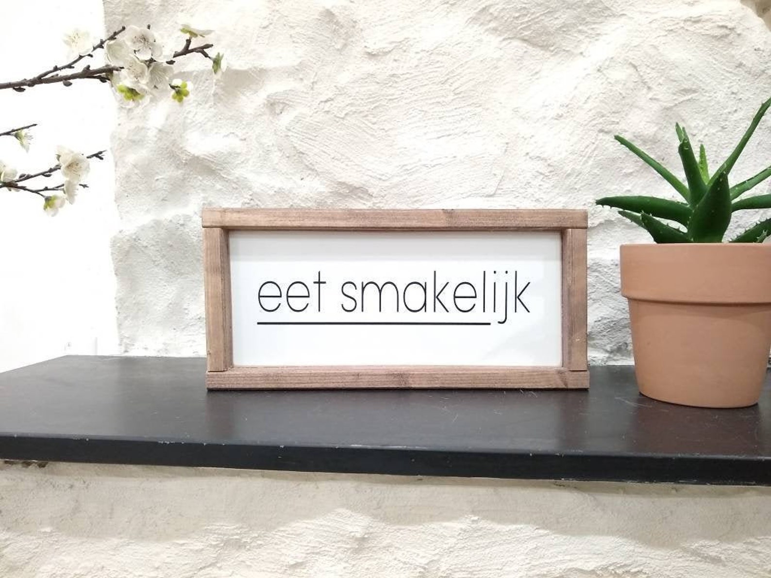 Eet Smakelijk Sign Dutch Gift Smaak Lekker Gezellig Dutch - Etsy