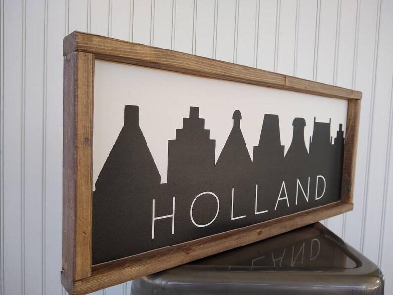 Dutch Painting Holland Sign Amsterdam Silhouette Dutch Picture - Etsy