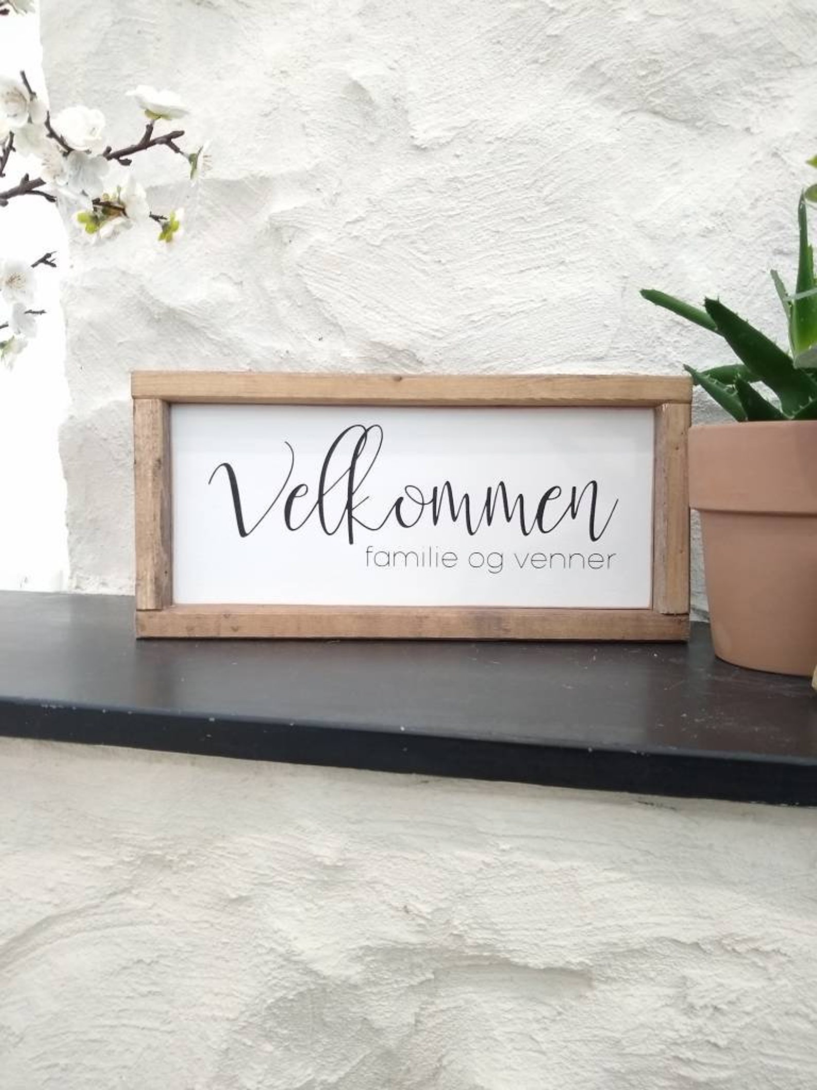 Velkommen Sign, Norwegian Welcome Sign, Norwegian Gifts, Norway ...