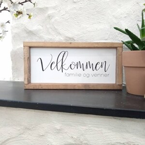 Velkommen Sign, Norwegian Welcome Sign, Norwegian Gifts, Norway ...
