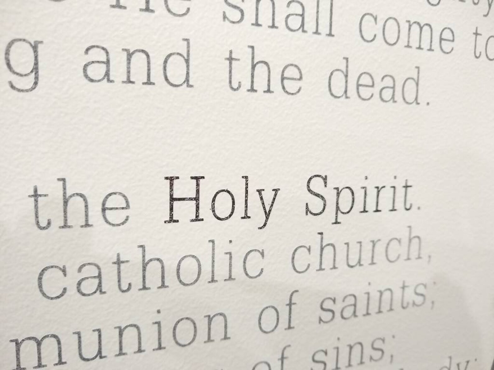 Apostles' Creed Sign Bible Verse Sign Church Art Pastor | Etsy