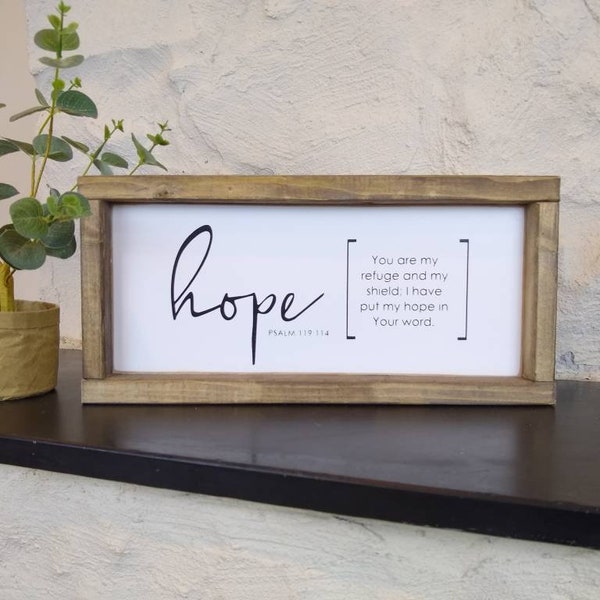 Wooden Bible Verse Sign - Etsy