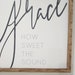 Amazing Grace Sign Large Sign Amazing Grace Wood Sign Wall - Etsy