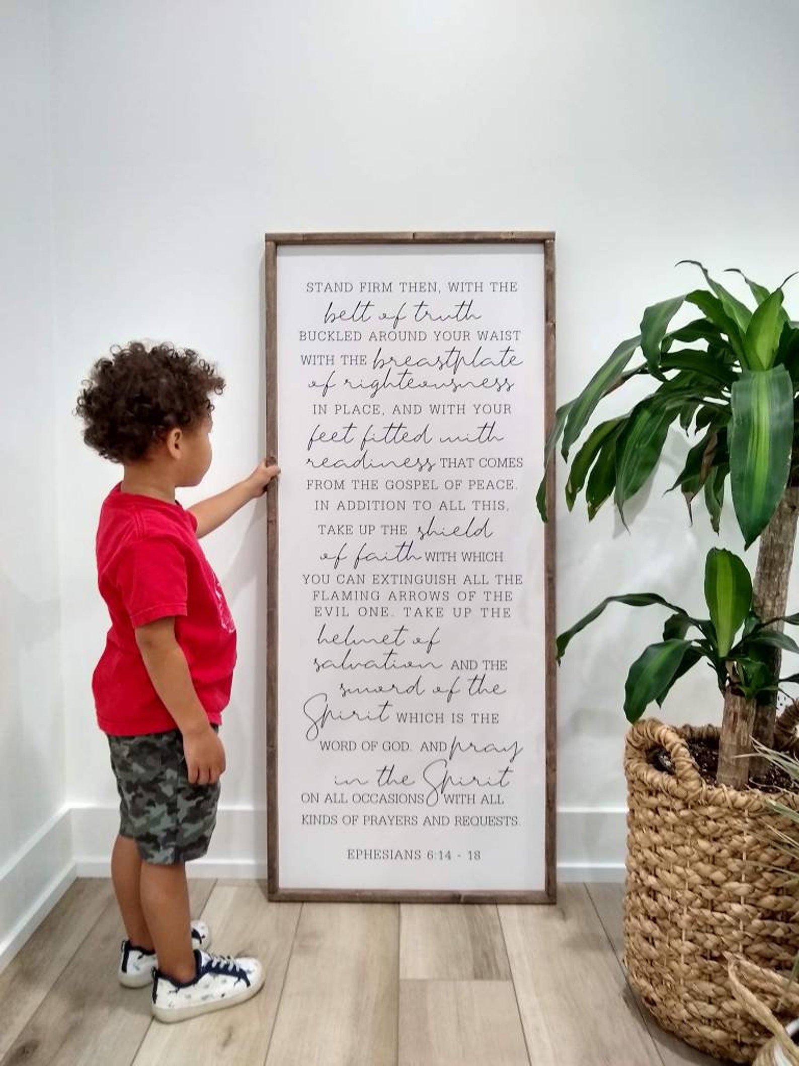 Armor of God Sign Wood Sign Suit of Armour Full Suit Wall Art - Etsy