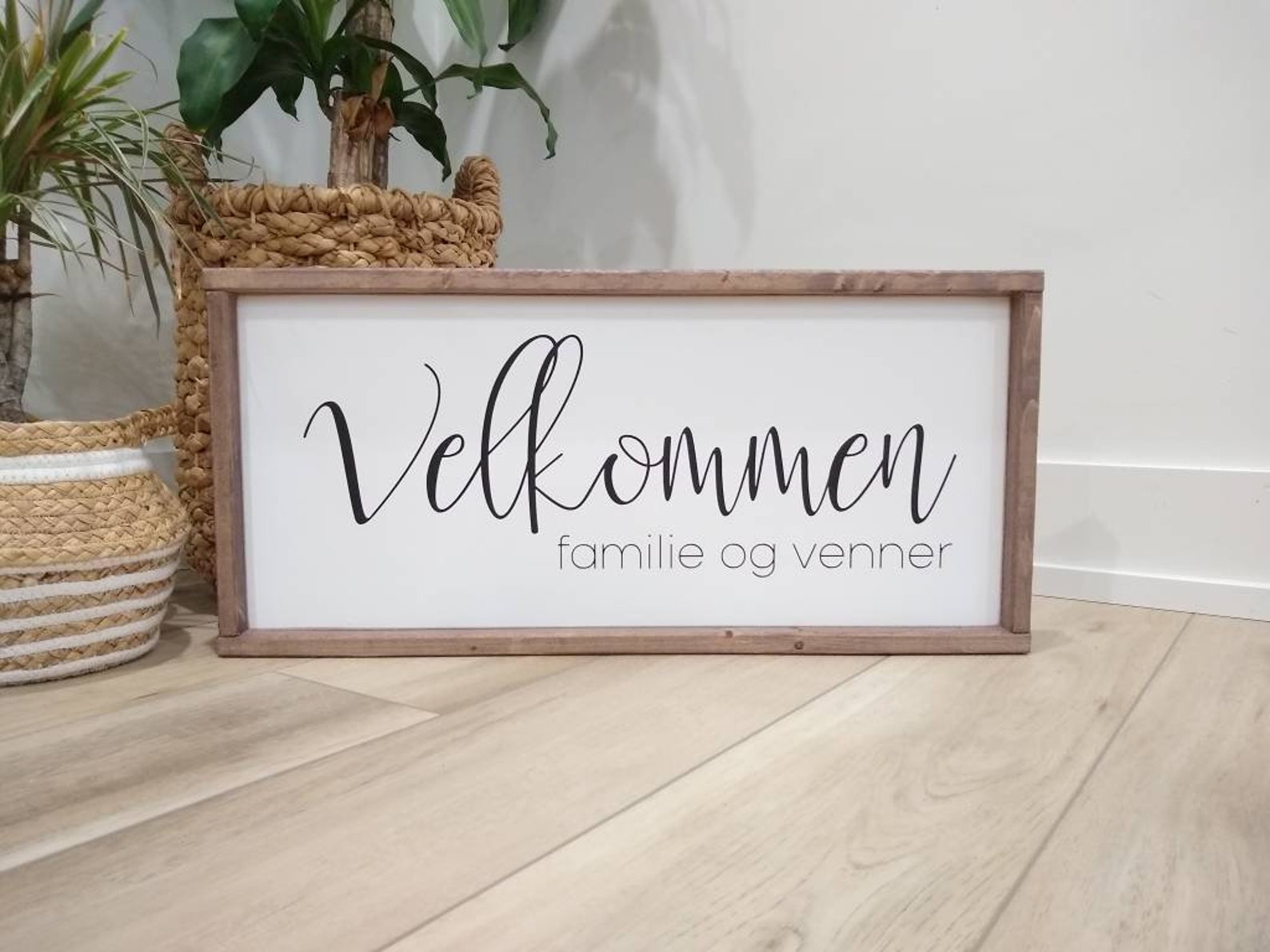 Velkommen Sign, Norwegian Welcome Sign, Norwegian Gifts, Norway ...