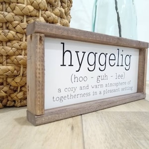 Hyggelig Sign, Hygge Sign, Danish, Norwegian, Definition, Painted, Gift ...