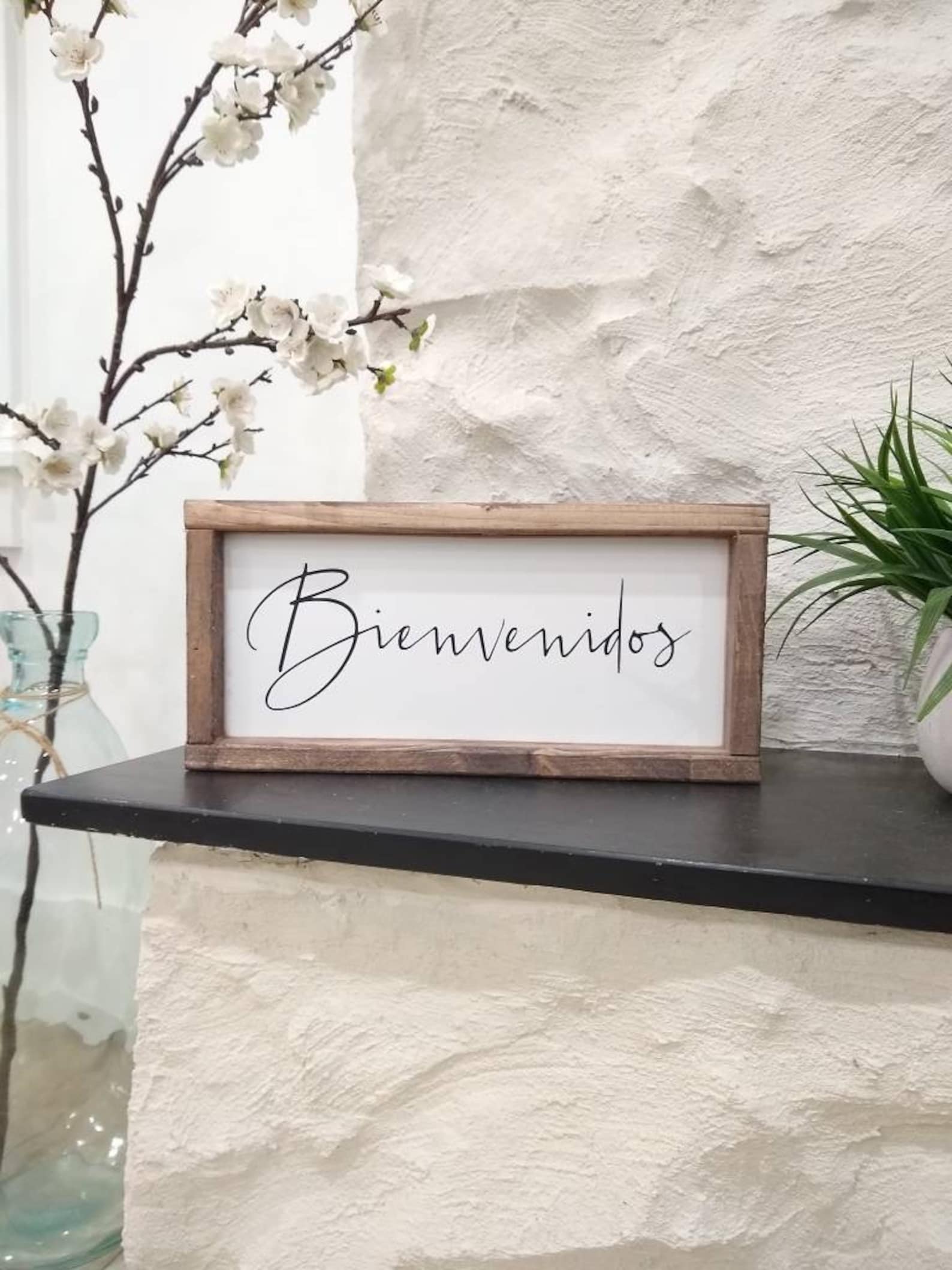 Bienvenidos Sign Español Welcome Travel Decor Spanish Mexican Spain ...