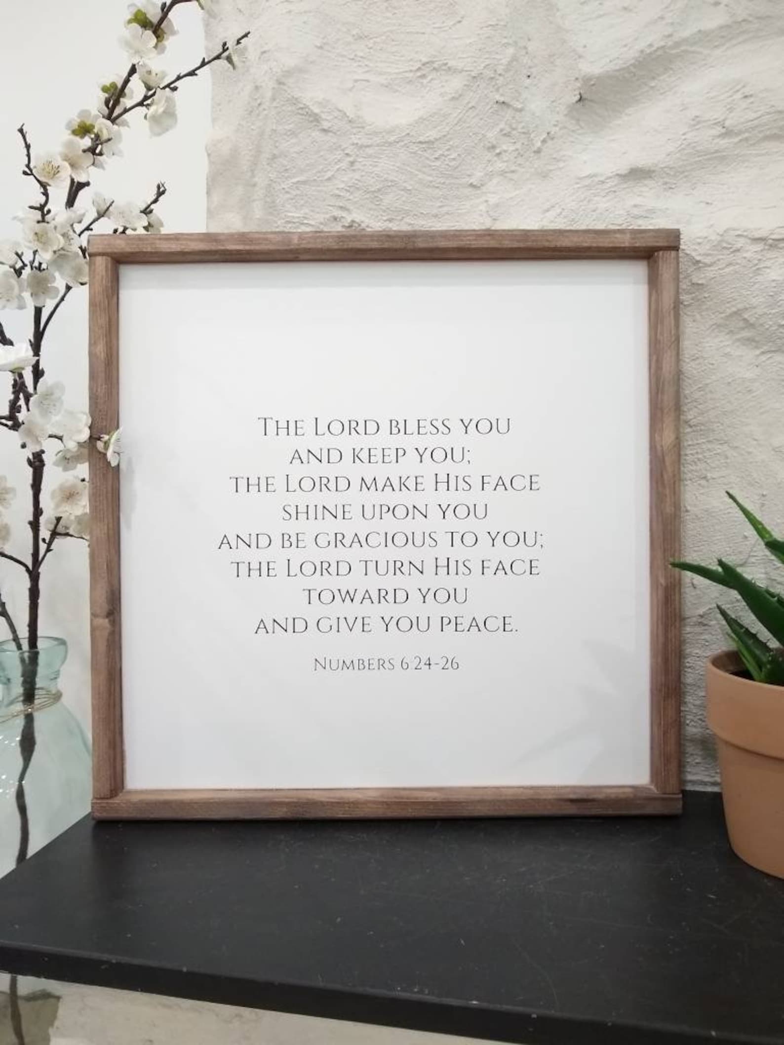 The Blessing Numbers 6 The Lord Bless You And Keep You Bible | Etsy