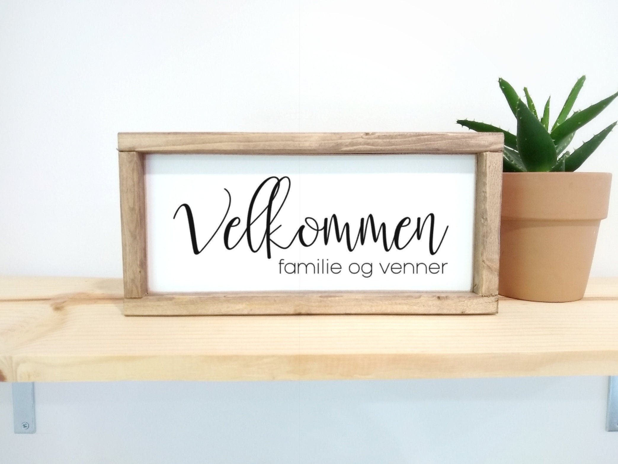 Velkommen sign Norwegian welcome sign Norwegian gifts | Etsy