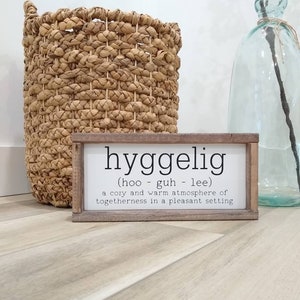 Hyggelig Sign, Hygge Sign, Danish, Norwegian, Definition, Painted, Gift ...