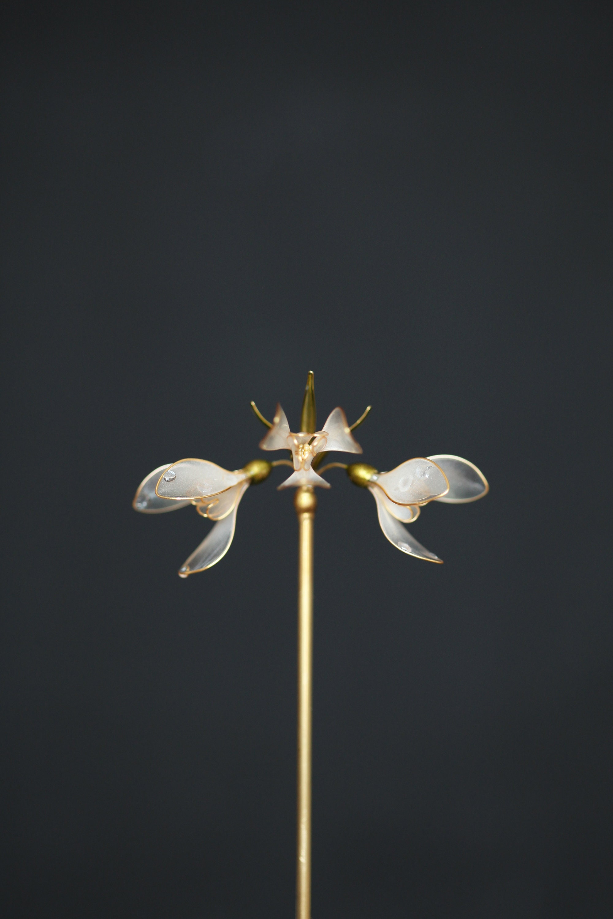 Hair Pins Snowdrops Primrose Hair stick Kanzashi Wedding | Etsy