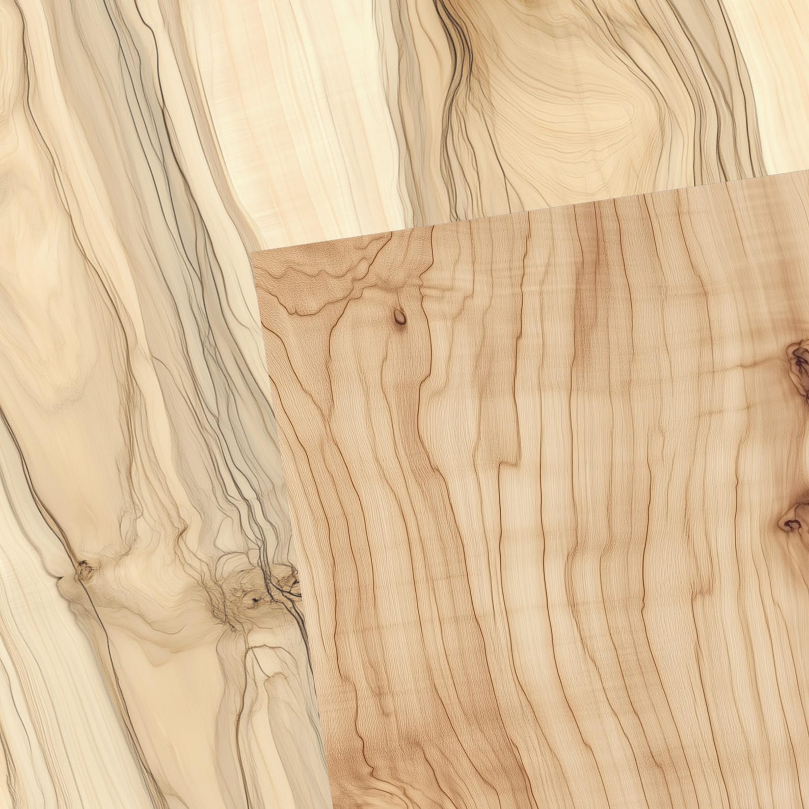 Maple Wood Textures Pack, Seamless Digital Paper for Scrapbooking, 8 ...