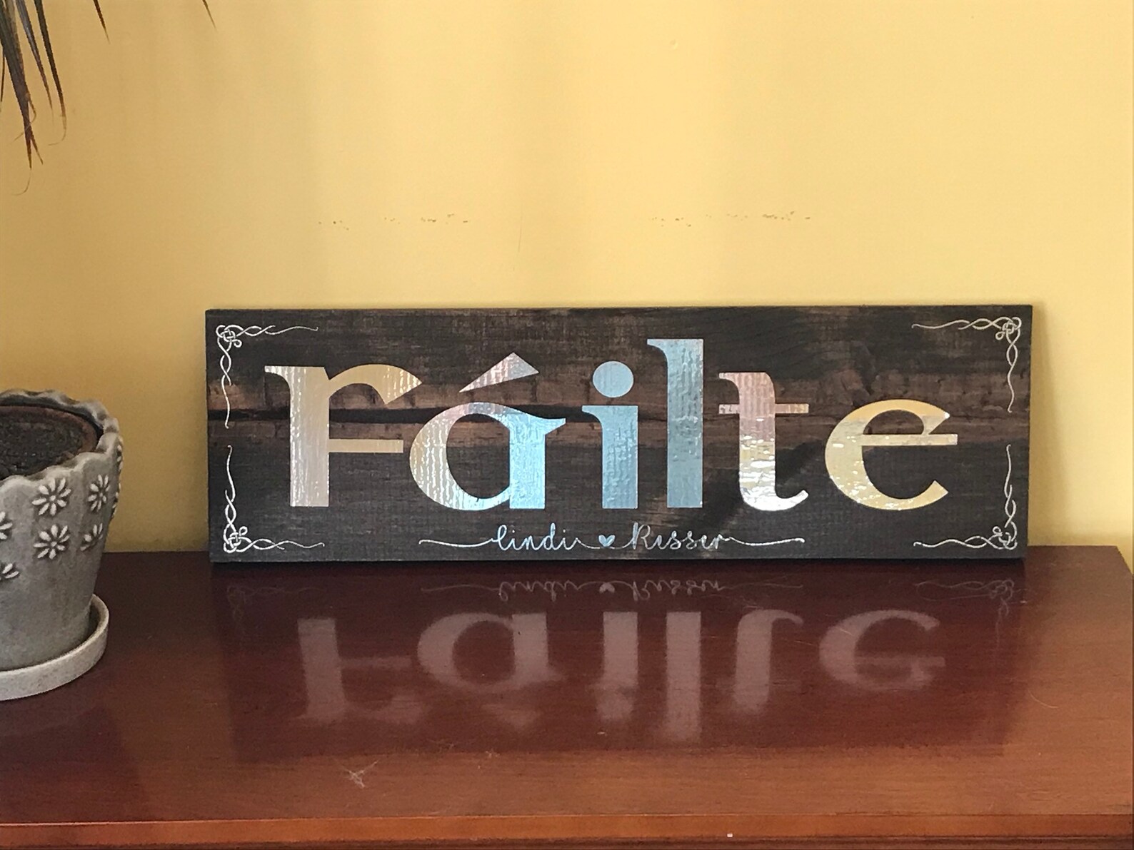 Failte - Irish Welcome Sign - Irish Gift Family Gift New Home Gift - Etsy