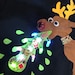 Ugly Christmas Sweater, Couple Sweater, Vomiting Reindeer With Lights ...
